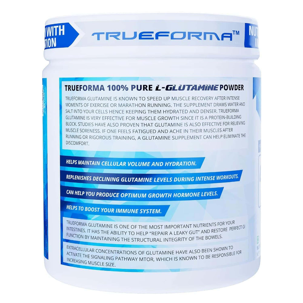 Trueforma® Glutamine – 100% Pure L-Glutamine Powder