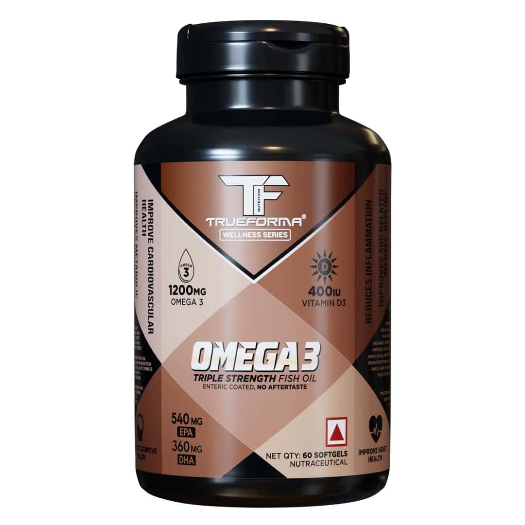 Trueforma Omega 3 (Triple Strength Fish Oil) with Vitamin D3